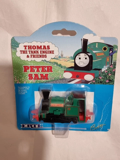 THOMAS THE TANK Engine & Friends ERTL PETER SAM TRAIN DIECAST NEW ...