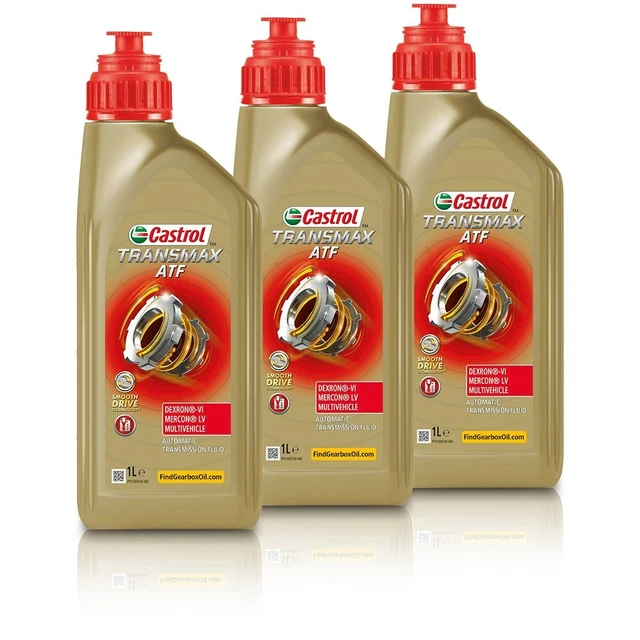 3X1 LITRO CASTROL TRANSMAX ATF ®-VI MERCON® LV MV 609 EUR 54,78 ...