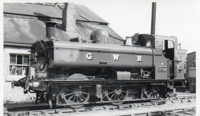 GWR 57XX CLASS 0-6-0T No 3738 UNKNOWN LOCATION R/PHOTO £1.30 - PicClick UK