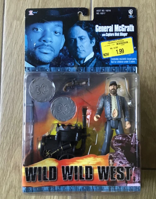 WILD WILD WEST - General McGrath Action Figure - Capture Disk Slinger £ ...