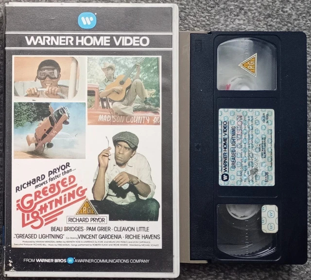 GREASED LIGHTNING (1977) (Rare UK Pre-Cert VHS, Richard Pryor, Beau ...
