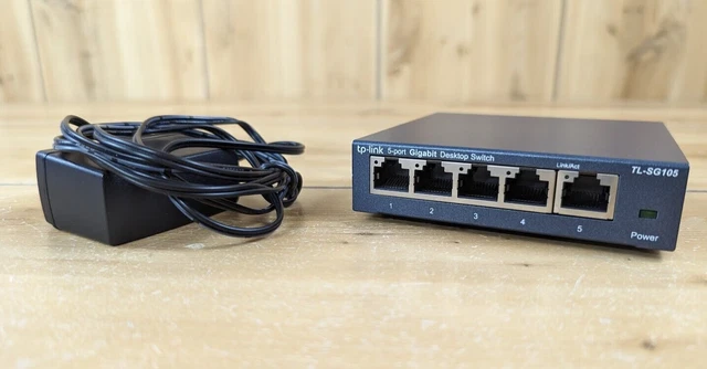 TP-LINK 5-PORT GIGABIT Desktop Ethernet Network Unmanaged Switch TL ...