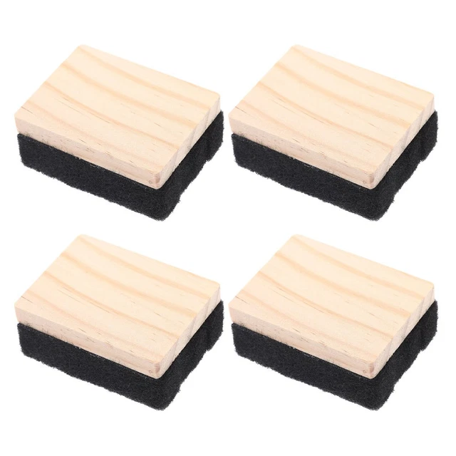 4 PCS DRY Erase Boards Classroom Pack Office Whiteboard Erasers Black ...