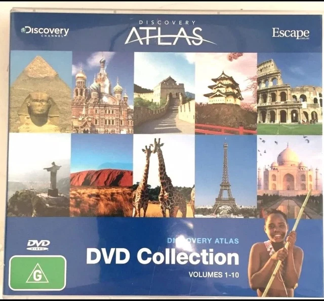DISCOVERY ATLAS COLLECTION Vol 1 - 10 DVD Set Complete Free Post $18.00 - PicClick AU