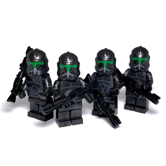 BLACK ELITE SQUAD Troopers Bad Batch Star Wars Clone Custom Minifiguren ...