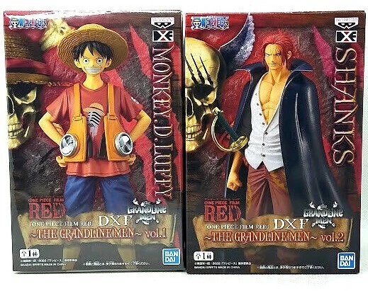 ONE PIECE FILM RED Luffy Shanks Figure DXF THE GRANDLINE MEN Japan Free Shipping EUR 51,05 ...
