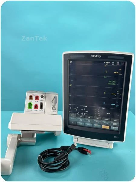 MINDRAY V12 TOUCHSCREEN Anesthesia Patient Monitor w/ CO2 & SPO2 ...