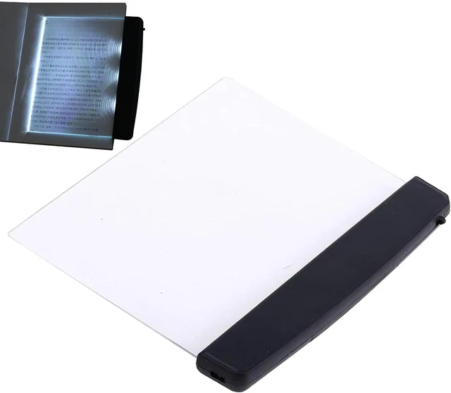 LED BOOK READING Light, Flat Book Light for Reading in Bed, Night ...