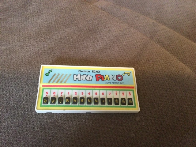 VINTAGE ELECTRON ECHO 80's MINI PIANO Yellow $21.00 - PicClick