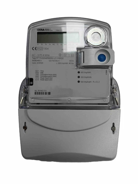 ISKRA MT174 - 120A Three Phase MID App. Meter - Dual Tariff - Import ...