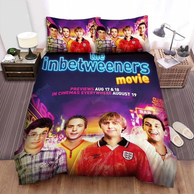 THE INBETWEENERS 2008-2010 Movie Four Boys Become Men Quilt Duvet Cover ...