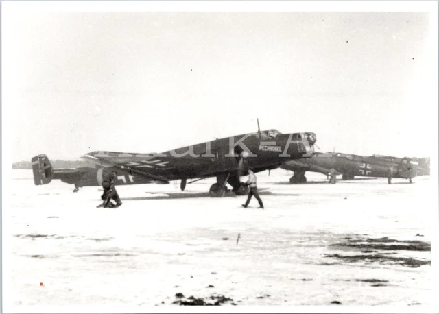 S802 FOTO WEHRMACHT Archiv Repro Luftwaffe Flugzeug Ju86 Emblem ...