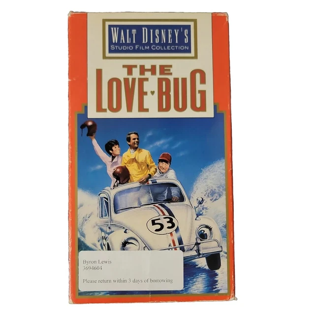 DISNEY THE LOVE Bug VHS Walt Studio Film Collection Dean Jomes Hackett ...