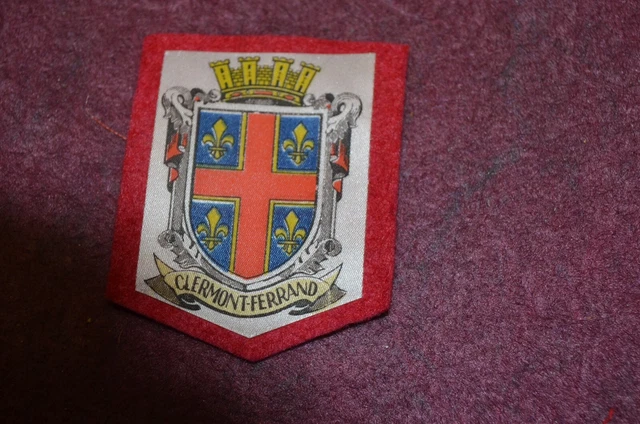ANCIEN ÉCUSSON BISCOTTE Grecoire Blason Région Ville Clermont Ferrand Cpa EUR 6,00 - PicClick FR