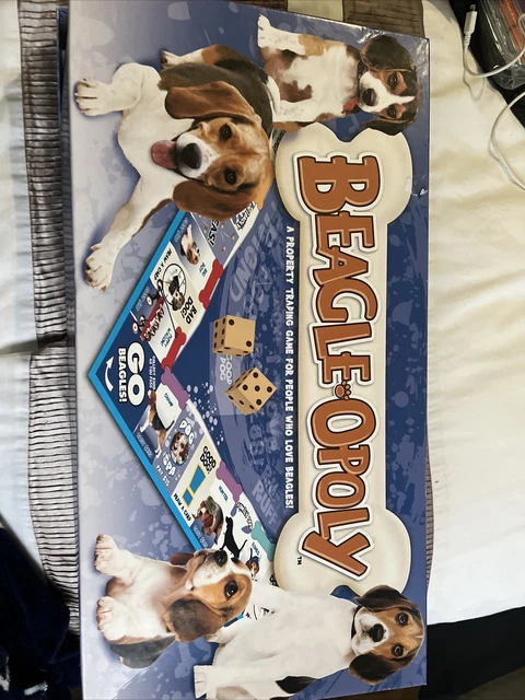 BEAGLE-OPOLY MONOPOLY BASED Board Game Featuring Beagles - Complete £18 ...