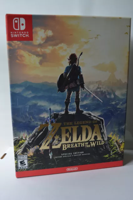 Nintendo Switch Zelda Breath Of The Wild Special Edition Complete In