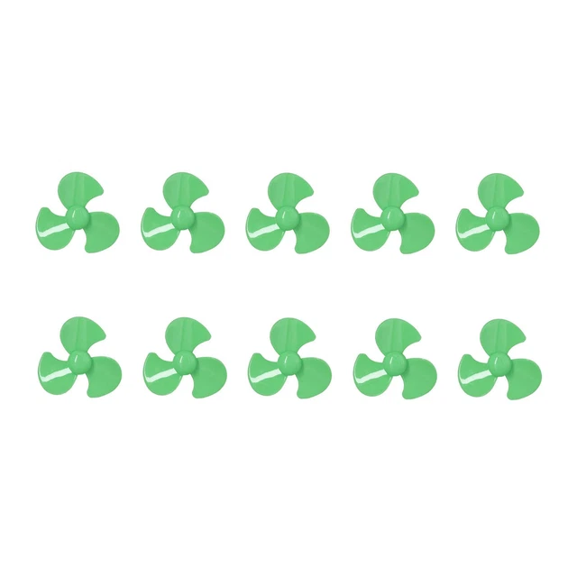 (GREEN)PLASTIC PROPELLERS 50MM 3 Blade Propeller Easy Replace Impact ...