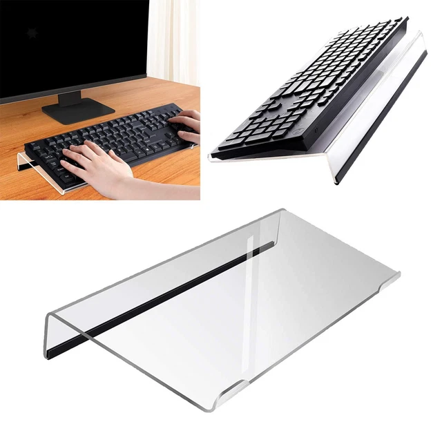 KEYBOARD TRAY HOLDER Tilted Ergonomic Typing Computer Keyboard Stand ...