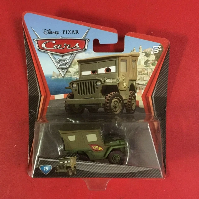 DISNEY PIXAR CARS 2 - AUTO 1:55 SQUADRA CORSE JEEP Mattel + BOX ...