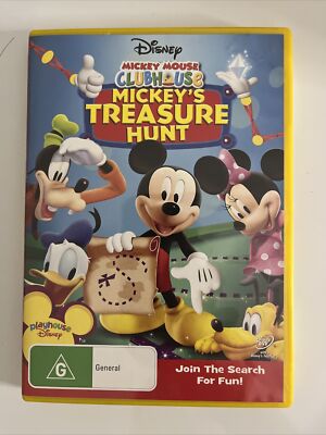 MICKEY MOUSE CLUBHOUSE - Mickey's Treasure Hunt (DVD, 2006) Disney ...