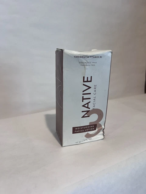 NATIVE FACIAL CARE Moisturizing Lotion Coconut Vitamin B3 1.7 Oz FREE ...