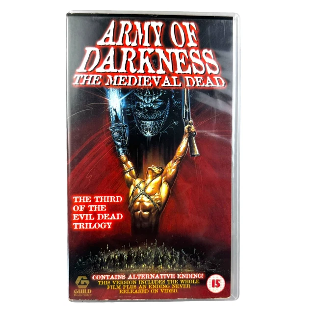 ARMY OF DARKNESS The Medieval Dead Video VHS Horror Film Movie Cert 15 ...