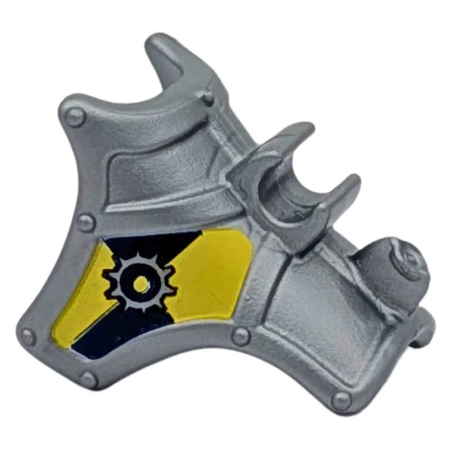 PLAYMOBIL ARMURE ARGENT/JAUNE loup médiéval chevalier lâche EUR 2,00 ...