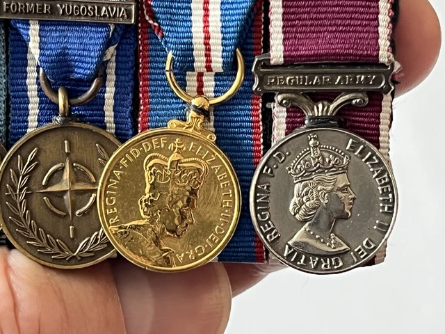 MINIATURE SOUTH ATLANTIC Medal - Gulf War LS&GC Medal Group of 6 £60.00 ...