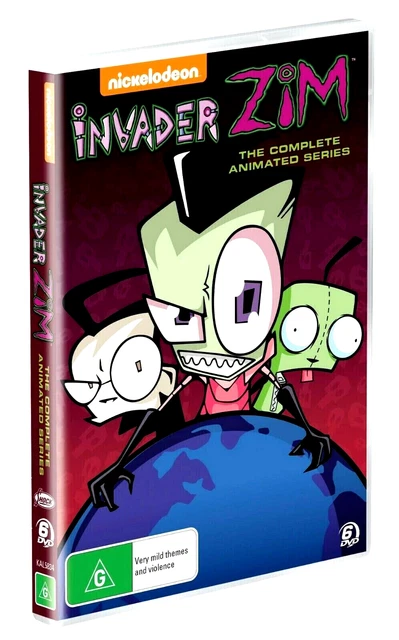 INVADER ZIM: THE Complete Animated Series (DVD, 6 Discs) NEW & SEALED ...