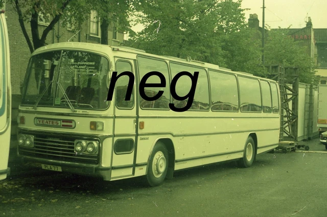 35MM BUS NEGATIVE Yeates Coaches Leyland Leopard Plaxton Pla77 Neg No ...