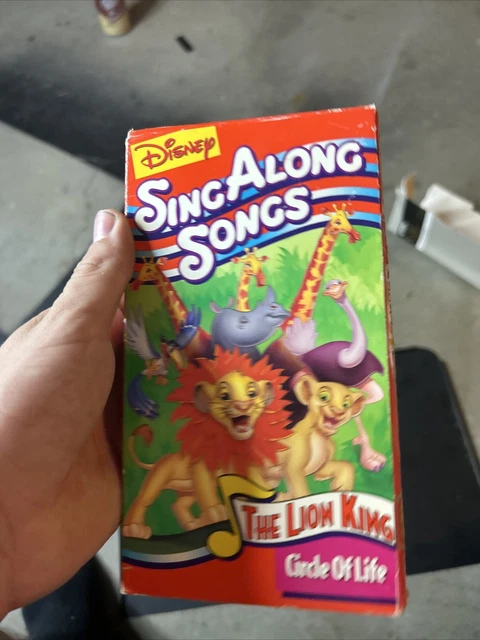 DISNEYS SING ALONG Songs - The Lion King: Circle of Life (VHS, 1994) $2 ...