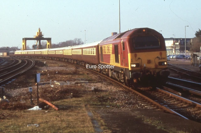 B232 35MM SLIDE EWS Class 67 67012 @ Millbrook c.2007 [Colour Rail ...