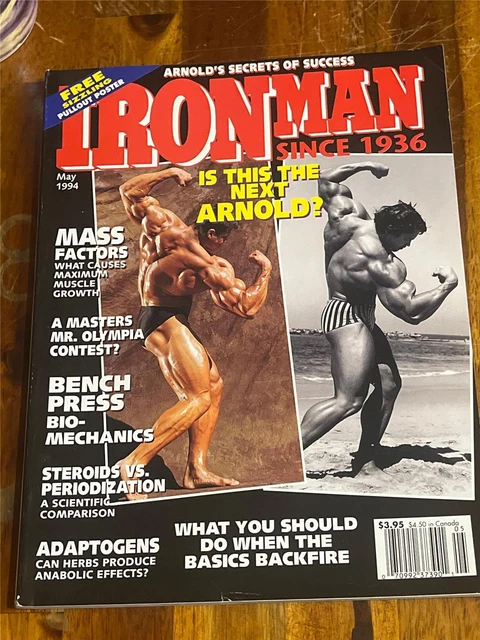 IRONMAN BODYBUILDING MUSCLE magazine ARNOLD SCHWARZENEGGER 5-94 EUR 6 ...