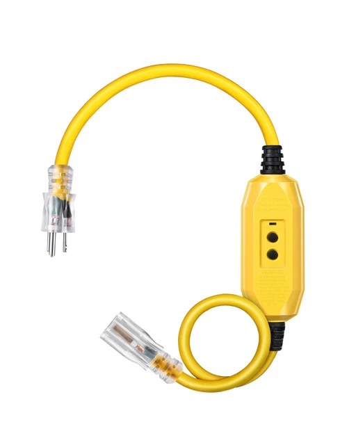 DEWENWILS 3FT GFCI Extension Cord Manual,Heavy Duty LED Lighted 3 Prong ...