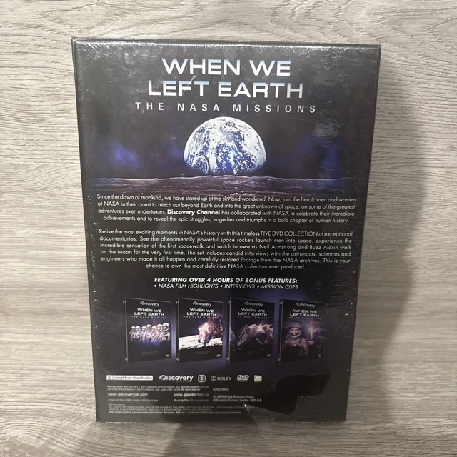 DISCOVERY CHANNEL WHEN We Left Earth - The NASA Missions - 5 DVD ...