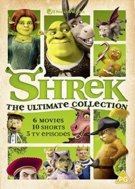 SHREK THE ULTIMATE Collection (Mike Myers Cameron Diaz Eddie Murphy ...