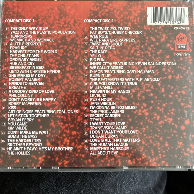 NOW THAT'S WHAT I Call Music 13 Double 2 CD Album Original 1988 with ...