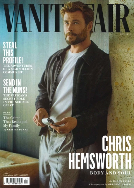 VANITY FAIR REVUE Chris Hemsworth, Tyla , Griffin Dunne, Donald Trump ...