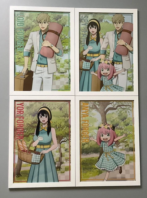 SPY X FAMILY Anay Yor Loid Foger Poster con file trasparenti con ...