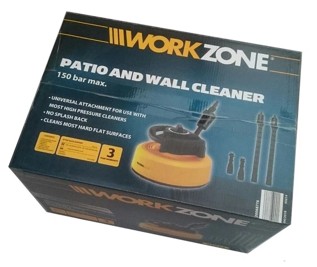 WORKZONE PATIO & Wall Cleaner Attachment for Most High Pressure ...