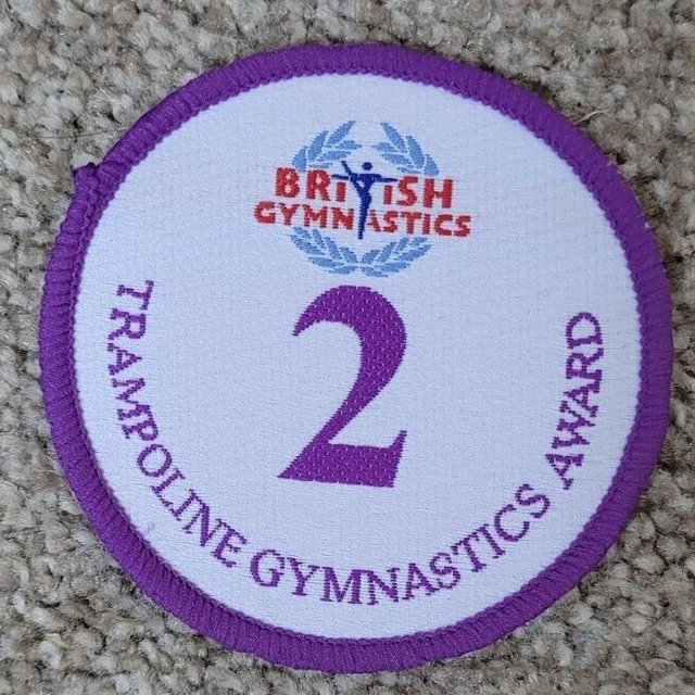 BRITISH GYMNASTICS TRAMPOLINE Award Cloth Badges £1.00 - PicClick UK