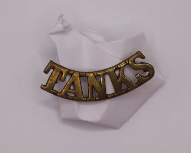 WW1 ORIGINAL ROYAL Tank Corps Shoulder Title £150.00 - PicClick UK