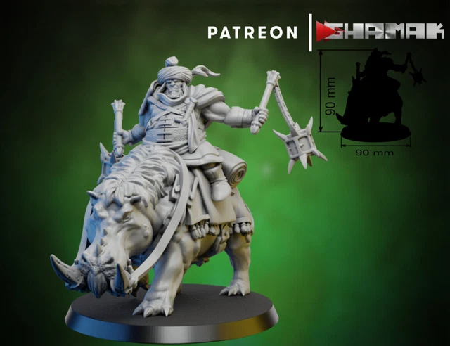 HIPPO OGRE DUNGEONS and Dragons Wargames Pathfinder War Gaming imprimé ...