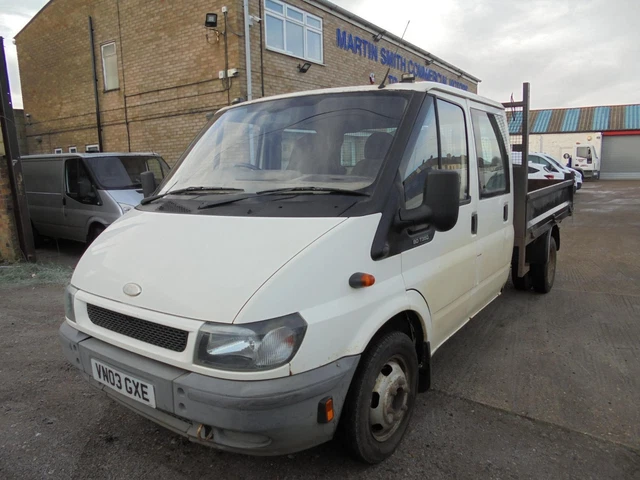 2003(03) FORD TRANSIT 350 Double Cab Tipper, Mot July 25, No Vat!!!! £ ...