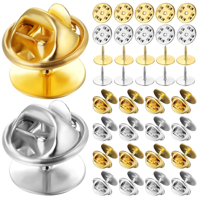 60 SETS PIN Backs Badge Backs Pin Badge Backs Locking Pin Backs Clutch ...