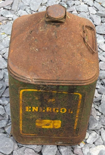 VINTAGE BP SPECIAL Energol Motor Oil Can BP British Petroleum Shell ...