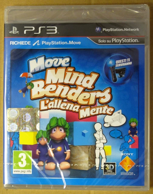MOVE MIND BENDERS L'AllenaMente Playstation PS3 Italian Edition NEW ...