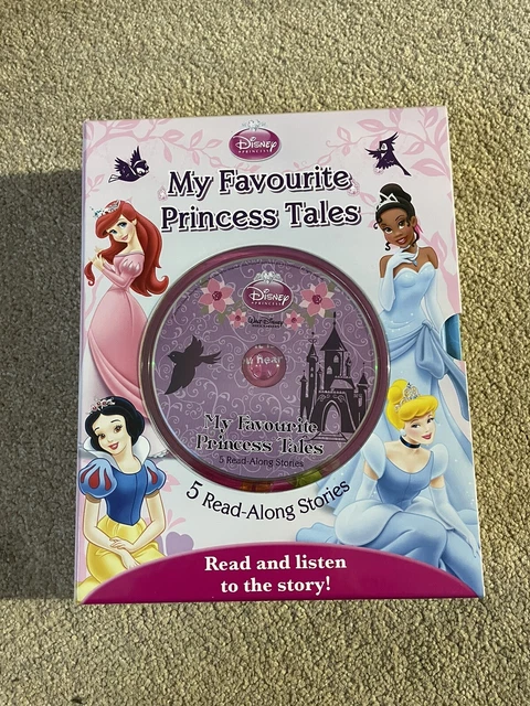 DISNEY MY FAVOURITE Princess Fairy Tales 5 read along books with CD ...