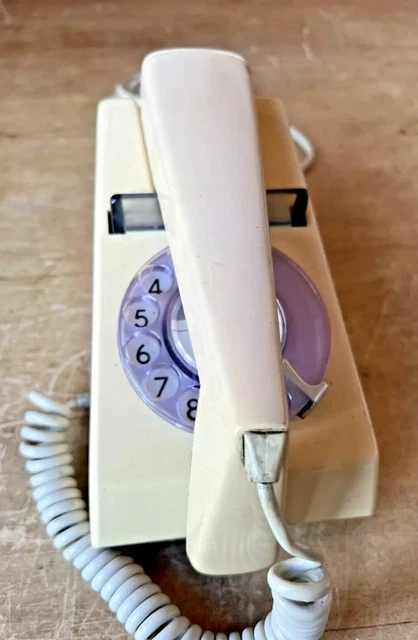 ORIGINAL VINTAGE 1970S GPO Trimphone telephone model 2/722 GEN In Cream ...