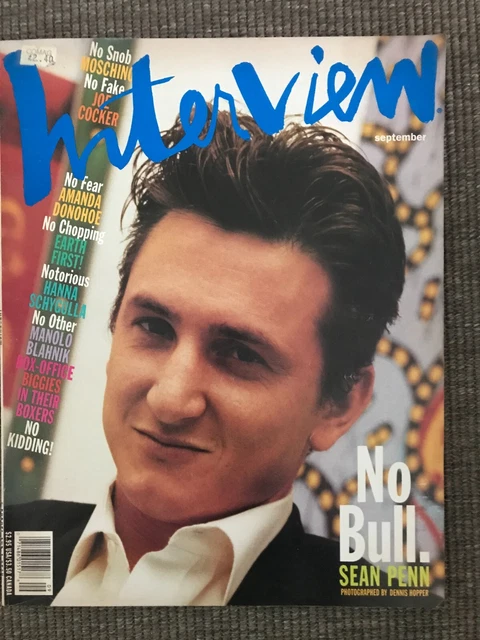 INTERVIEW SEP 1991 Sean Penn, Sylvester Stallone, Sandra Bernhard ...